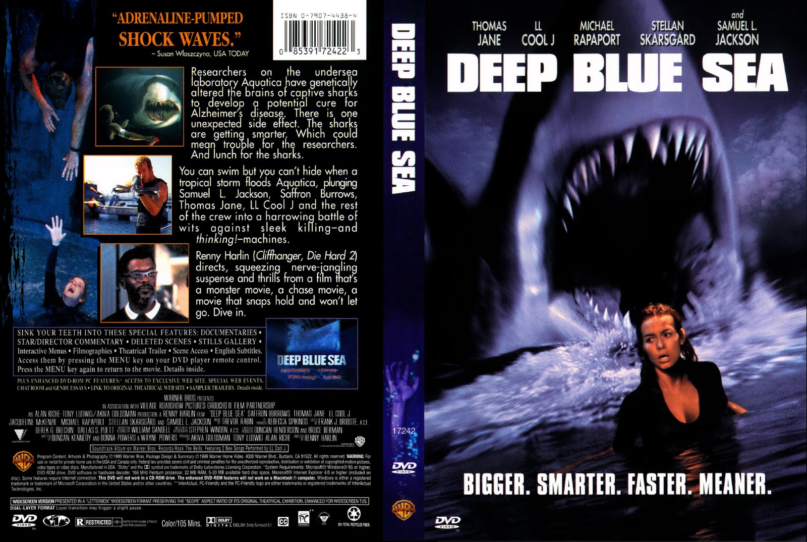 DVD Lables: Deep Blue Sea